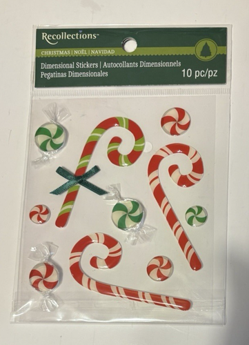 Recollections Christmas Scrapbook Stickers - New In Package - Candy ...