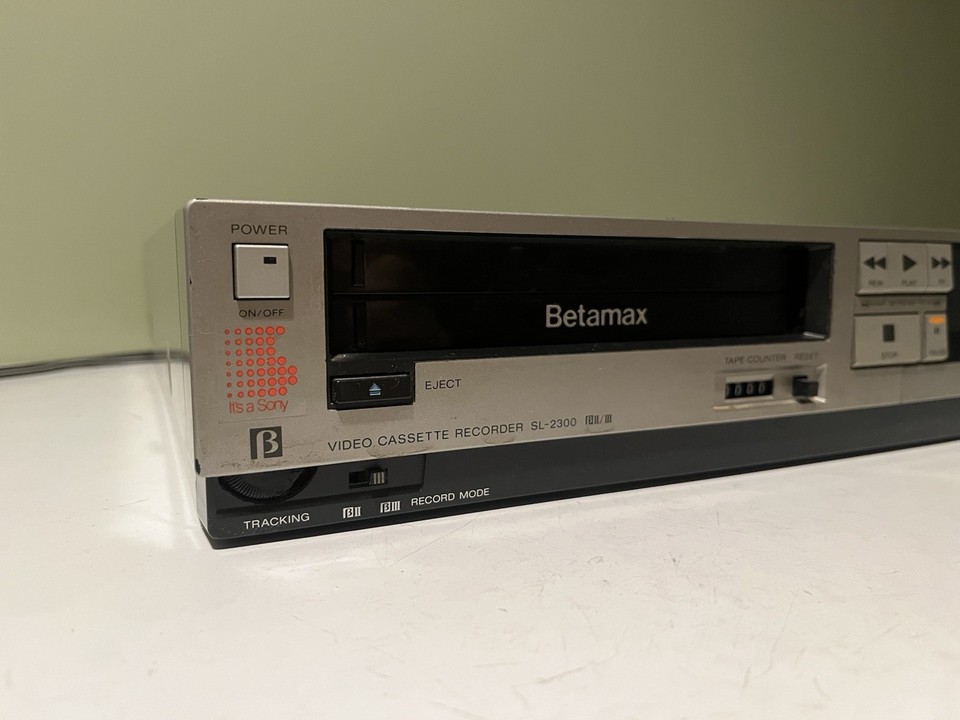 Sony Betamax SL-2300 Beta Video Working Tested - Rebuilt Power Supply ...