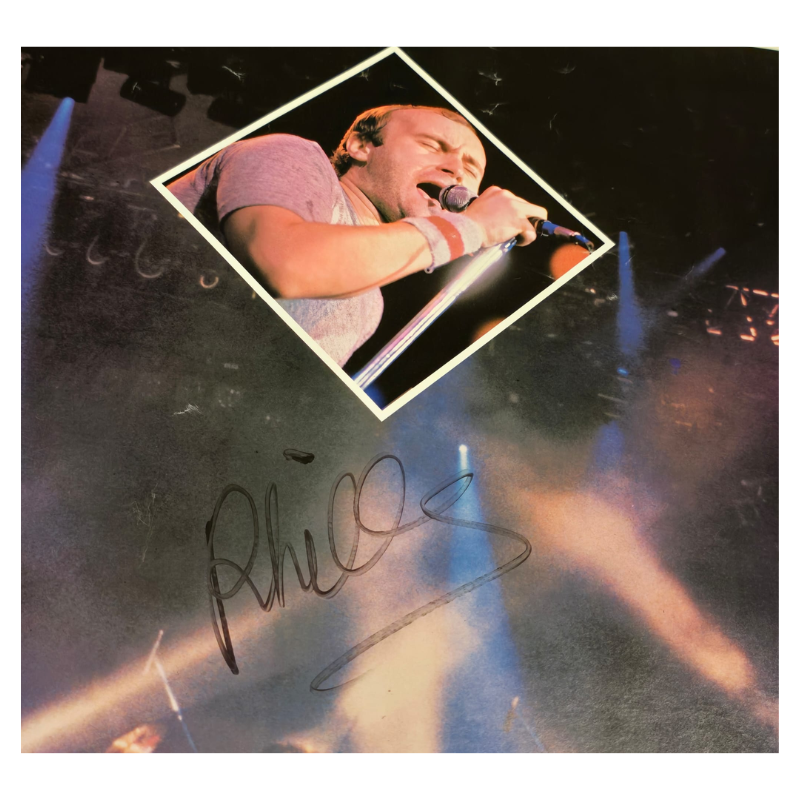 Genesis signed poster 1982 by 3 musicians , Phil Collins | eBay