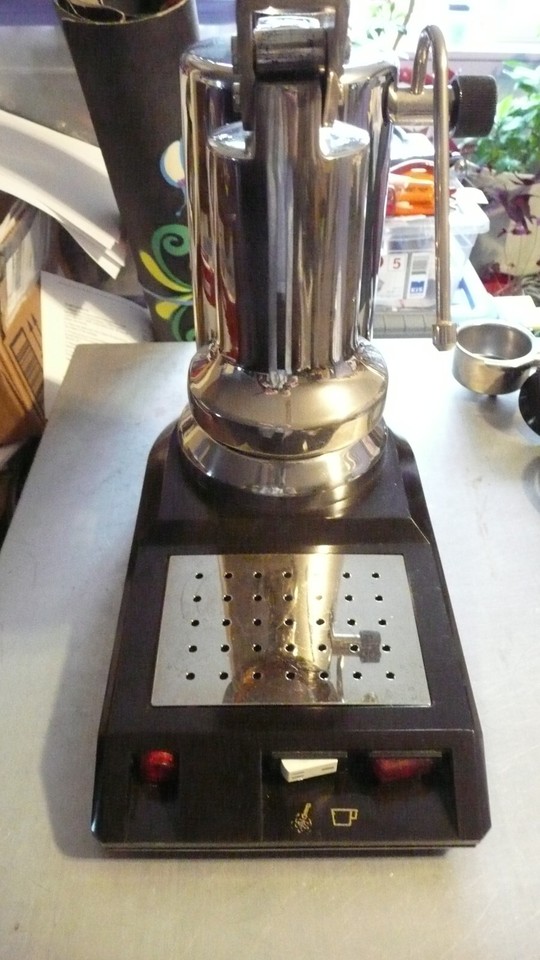 Vtg Cappuccino Amore Pull Lever Espresso Machine CE-14C Stainless Steel ...