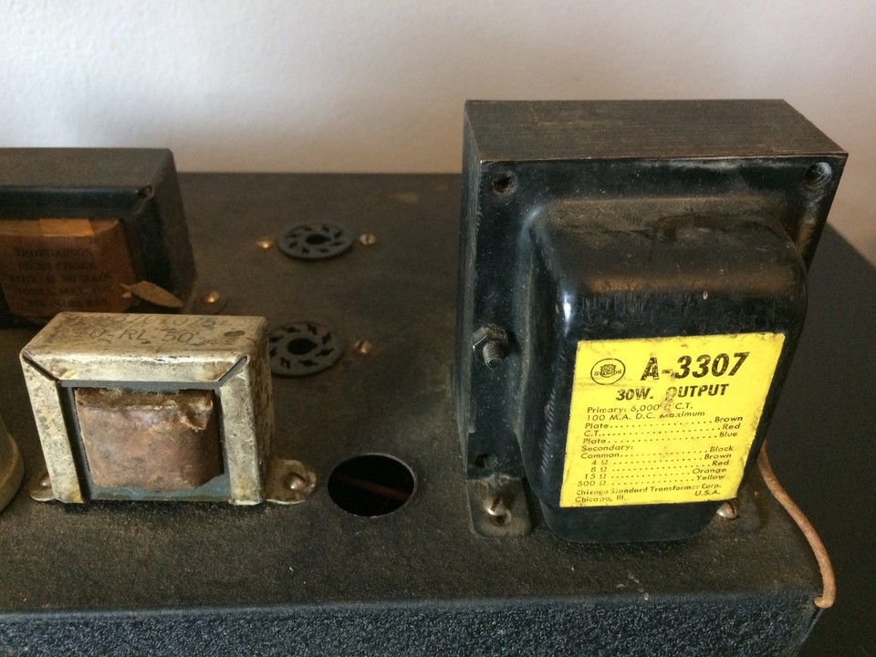 Antique 1940s Tube Amplifier Stancor A-3307 Output Transformer ...