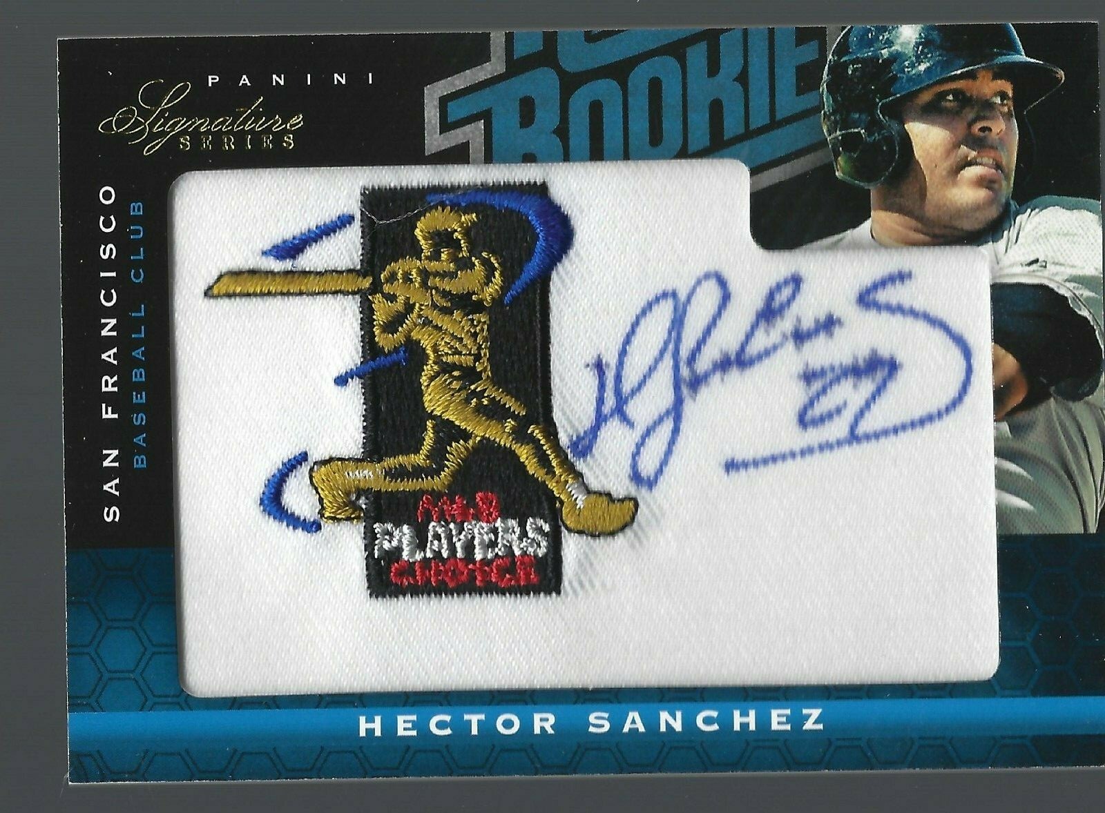2012 Panini Signature Series Rookie MLBPA Logo #119 Hector Sanchez 79/ ...