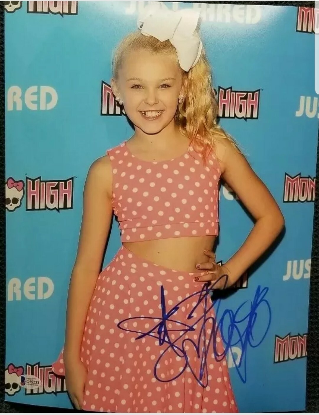JOJO SIWA Signed Autographed DANCE MOMS NICKELODEON 11X14 photo ...