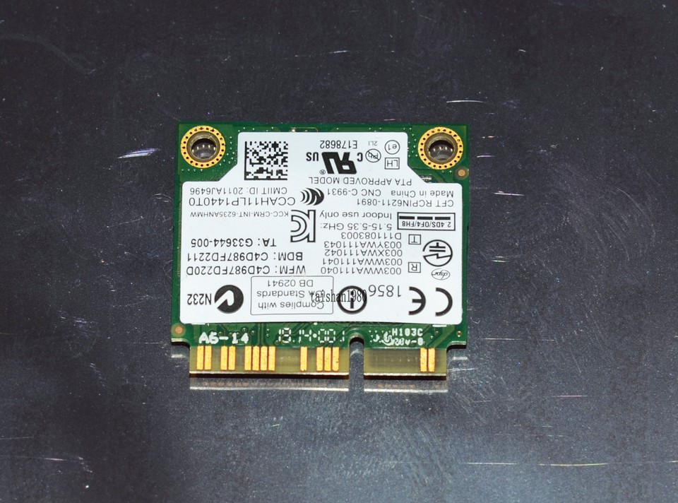 300Mbps Intel Centrino Advanced-N 6235 802.11n PCI-E Bluetooth4.0 Card ...