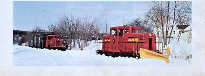 Claremont & Concord GE 44 Tonner #18 Clears Snow Newport NH By Vtg Mag ...