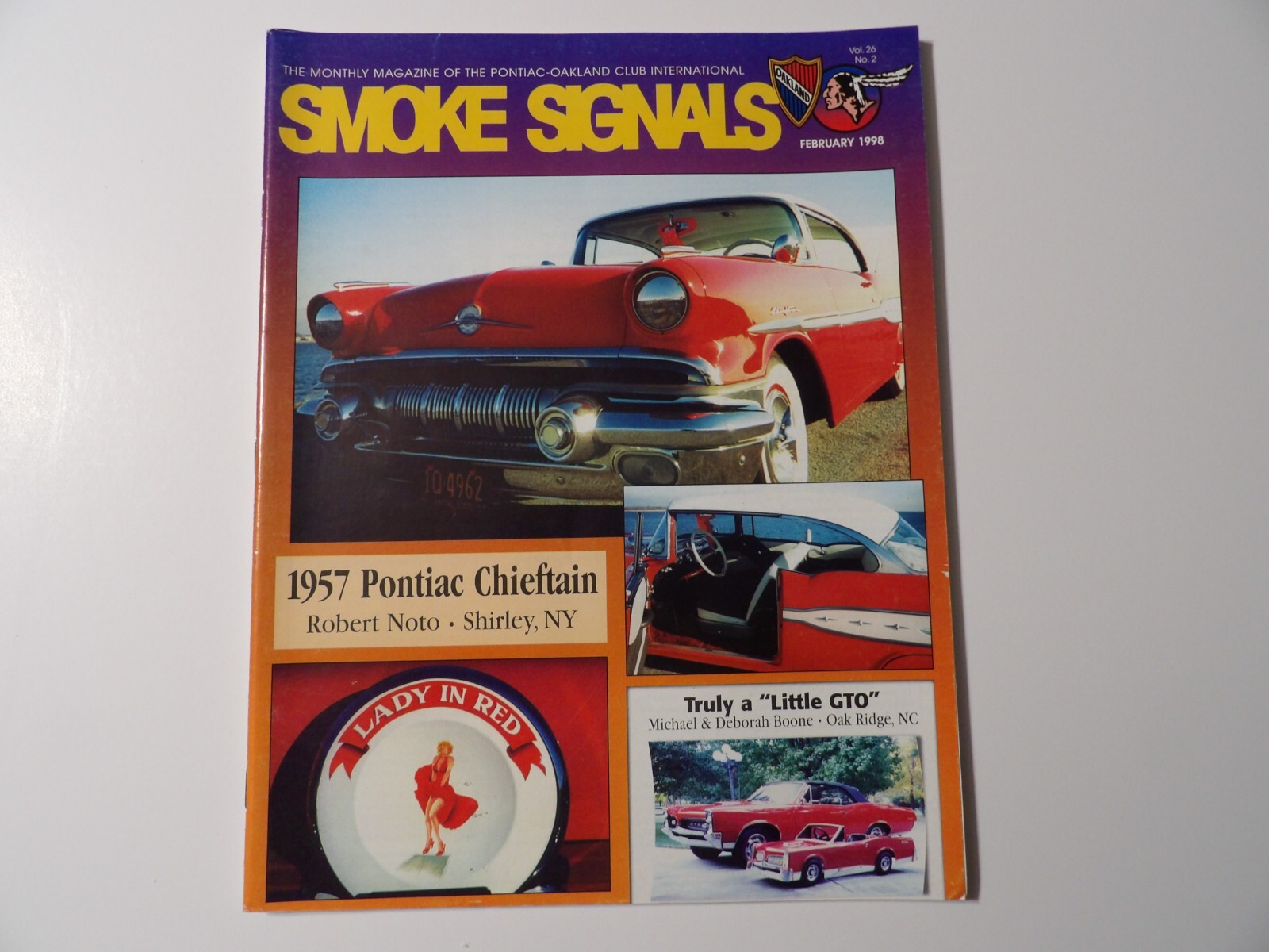 Smoke Signals Magazine February 1998 Pontiac Oakland - 1957 Pontiac ...