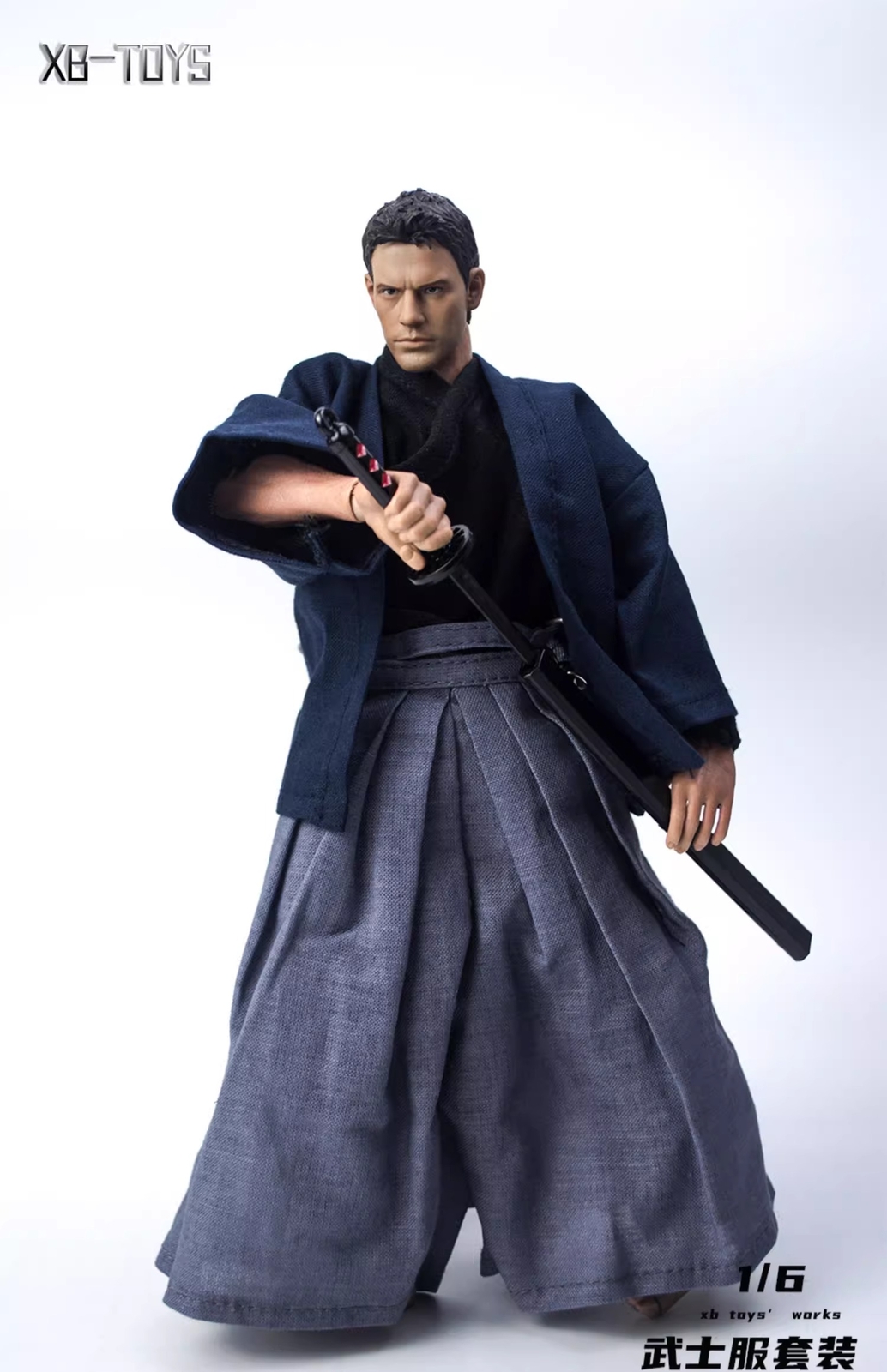 1/6 Male Japanese Samurai Clothing And Kimono Set F 12 ”ph Action ...