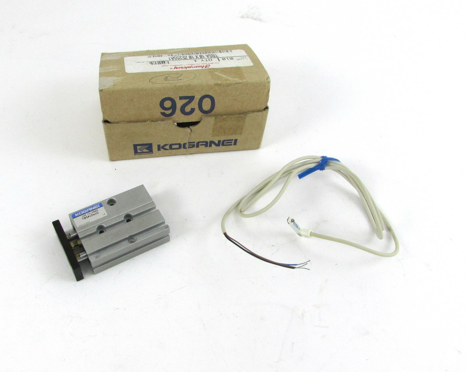 Koganei Twin Rod Air Cylinder - TBSA10x10 w/ Sensor Switch - ZE255A | eBay