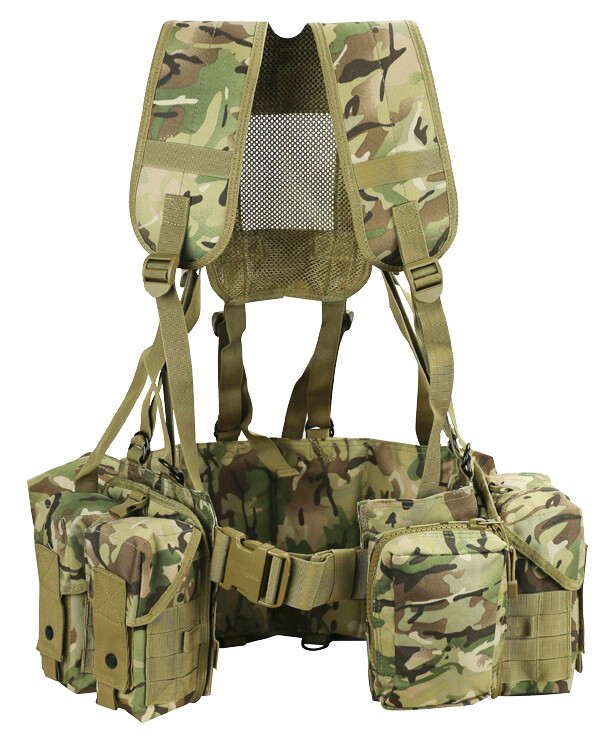 BRITISH ARMY AIRBORNE WEBBING SYSTEM MTP MOLLE BTP TACTICAL PLCE ...
