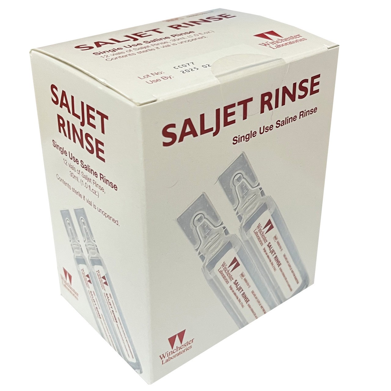 Saljet Rinse 0.9% Sterile Saline Solution (12-Pack) | eBay