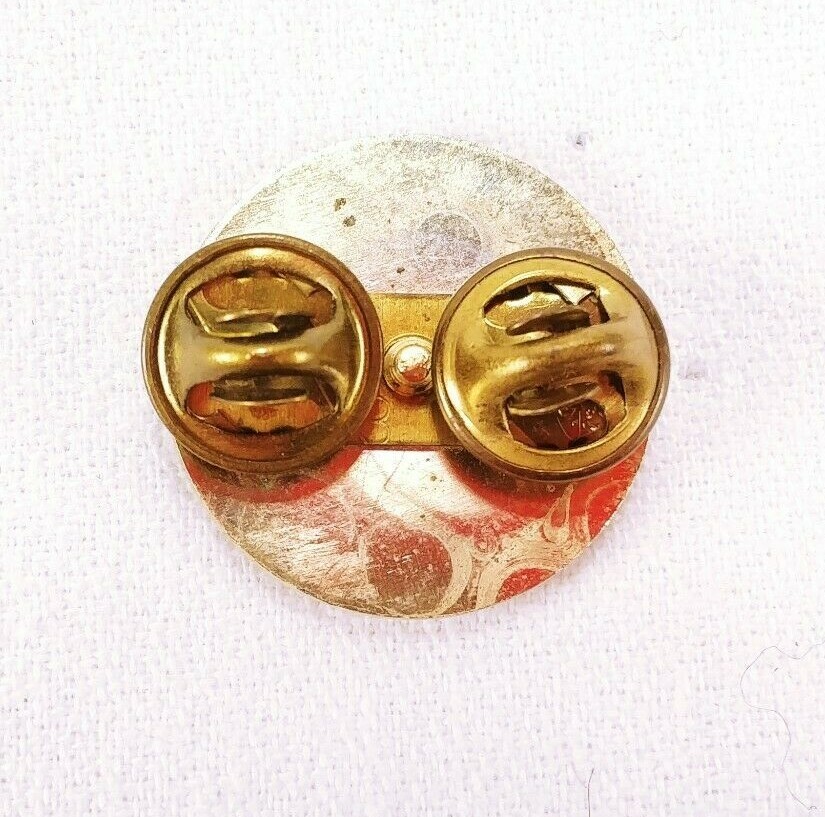 WWII US Army Enlisted U.S. Lapel Pin Clasp Collar Insignia Brass Round ...