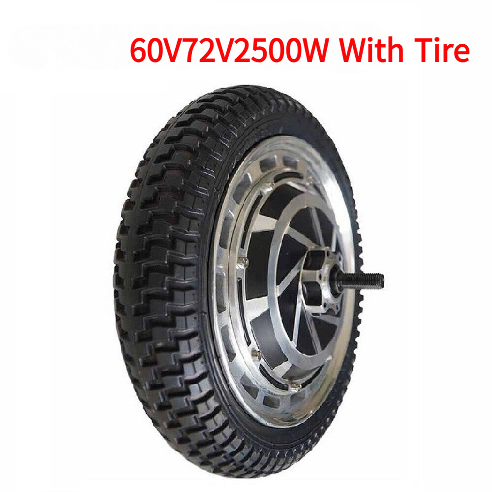 LUNYEE 12 Inch 48V 60V 72V 2000W 2500W Brushless Motor For Scooter ...