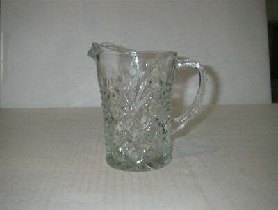 ANCHOR HOCKING STAR OF DAVID FLAT PINEAPPLE CREAMER PITCHER G2304 | eBay