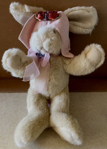 Vintage Russ Easter Bunny Rabbit BONNET Stuffed Animal Toy | eBay