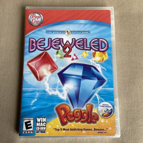 Bejeweled 2 / Peggle (NEW PC CD-ROM WIN MAC) Puzzle Pop Cap Game | eBay