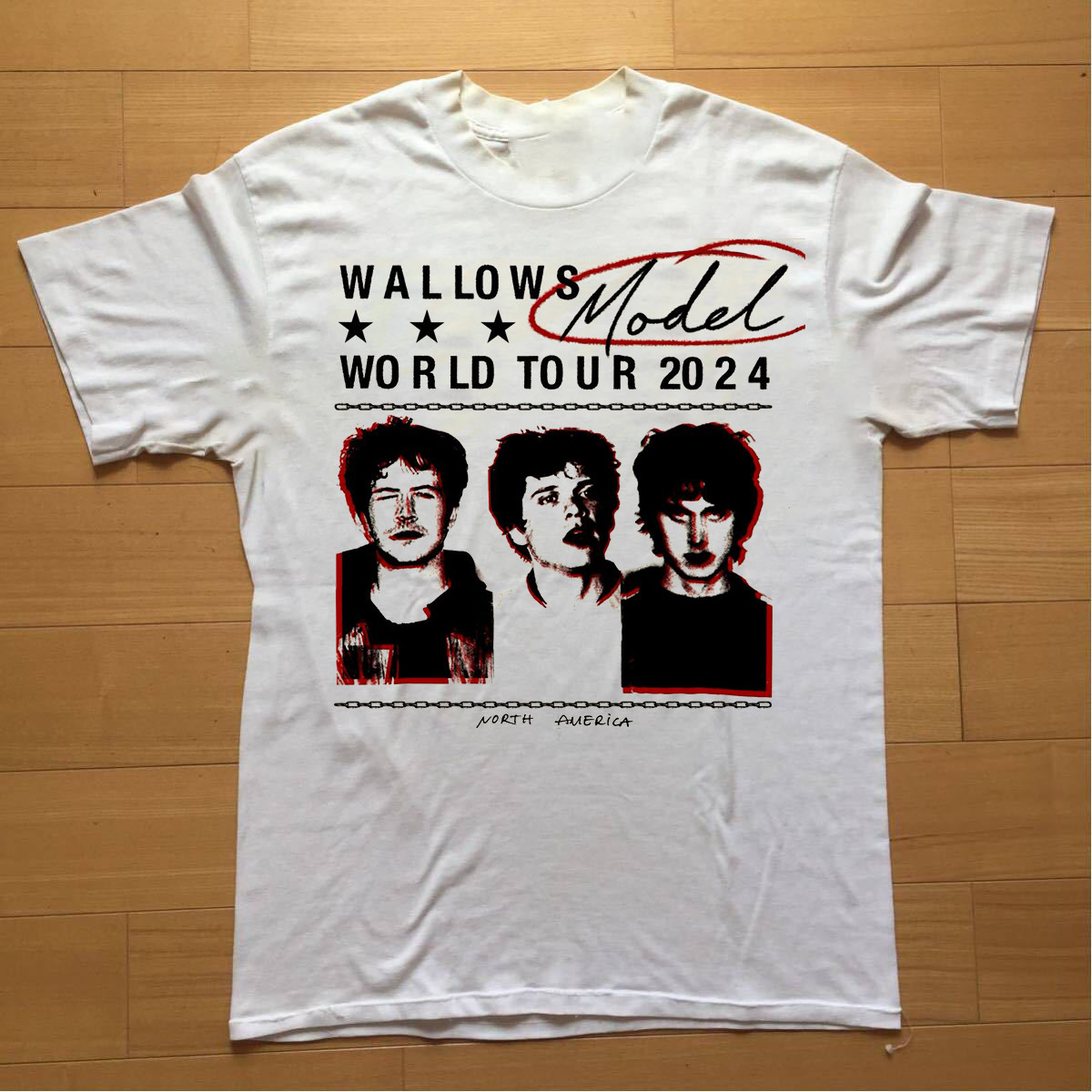 Wallows Model World Tour 2024 Poster Unisex T-Shirt A… - Gem