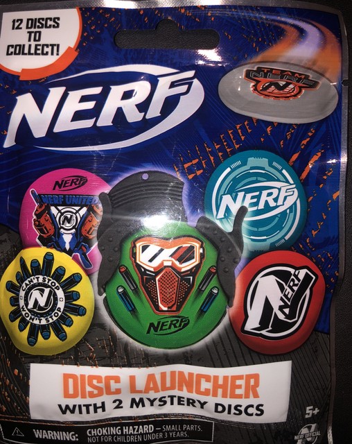 NERF Disc Launcher With 2 Mystery Discs Blind Bag for sale online | eBay