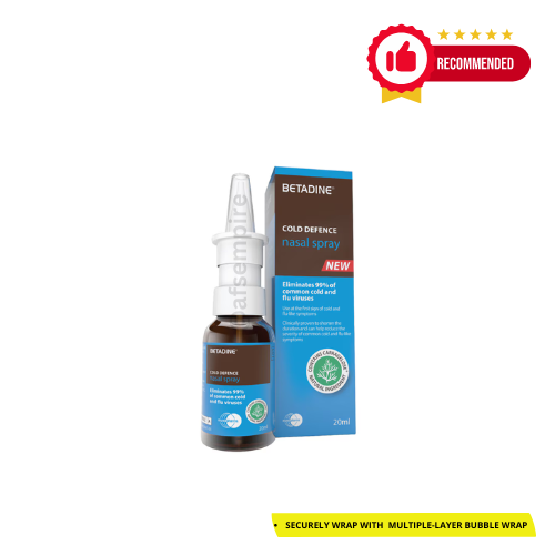 BETADINE Cold Defence Nasal Spray Adult 20ml Helps Stop Cold Early FREE ...