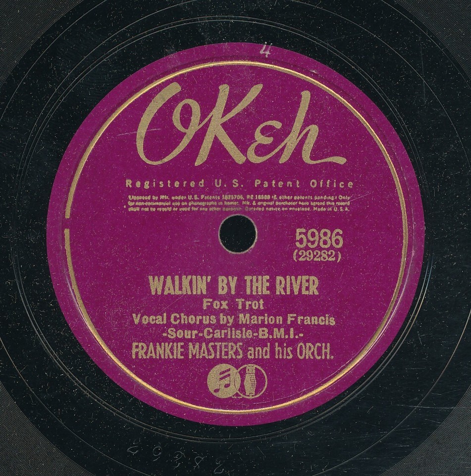 78tk-dance-OKEH 5986-Frankie Masters-(Sunset at sea/Walkin' by the ...