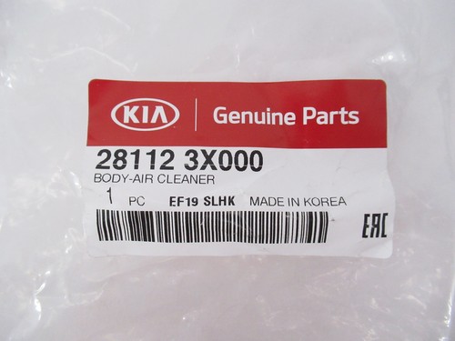 Genuine OEM Kia 28112 3X000 Lower Air Cleaner Housing 2014-2019 Forte ...