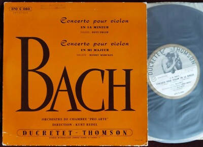 RARE ORIGINAL DEVY ERLIH HENRY MERCKEL REDEL BACH 10" DUCRETET-THOMSON ...