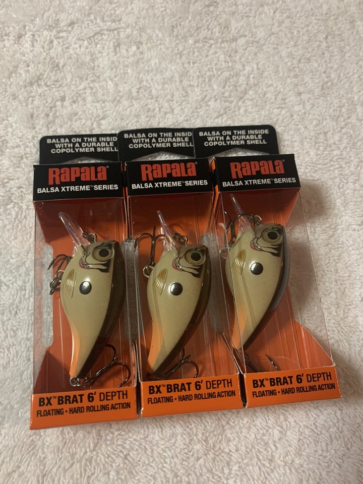 (LOT OF 3) RAPALA BX BRAT 3/8oz. BXB-6 SLEEPER NIP | eBay