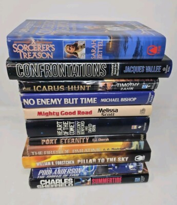 Vintage Lot of 11 Science Fiction Hardcover Fantasy Books SCI-FI | eBay