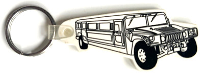 ORIGINAL VINTAGE HUMMER LIMOUSINE SERVICE KEY RING FOB SANTA CLARA, CA ...