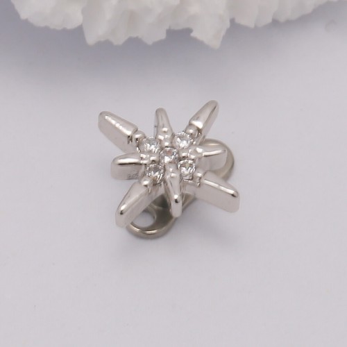 1PC Titanium Star Micro Dermal Anchor Piercing Top Body Jewelry | eBay