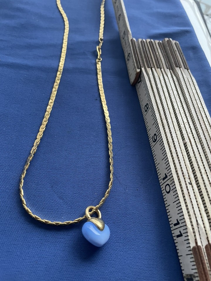 Dyed Agate Brand Agatha Paris Brand With Gold Plated Chain Heart ...