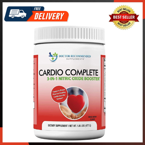 Cardio Complete - Heart Health Support Powder Supplement - 3-In-1 ...