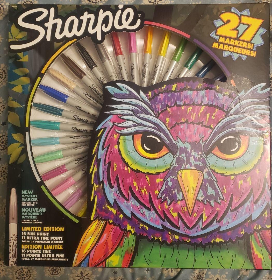 Sharpie Permanent Marker Pack, Fine and Ultra-Fine Tip Markers ...