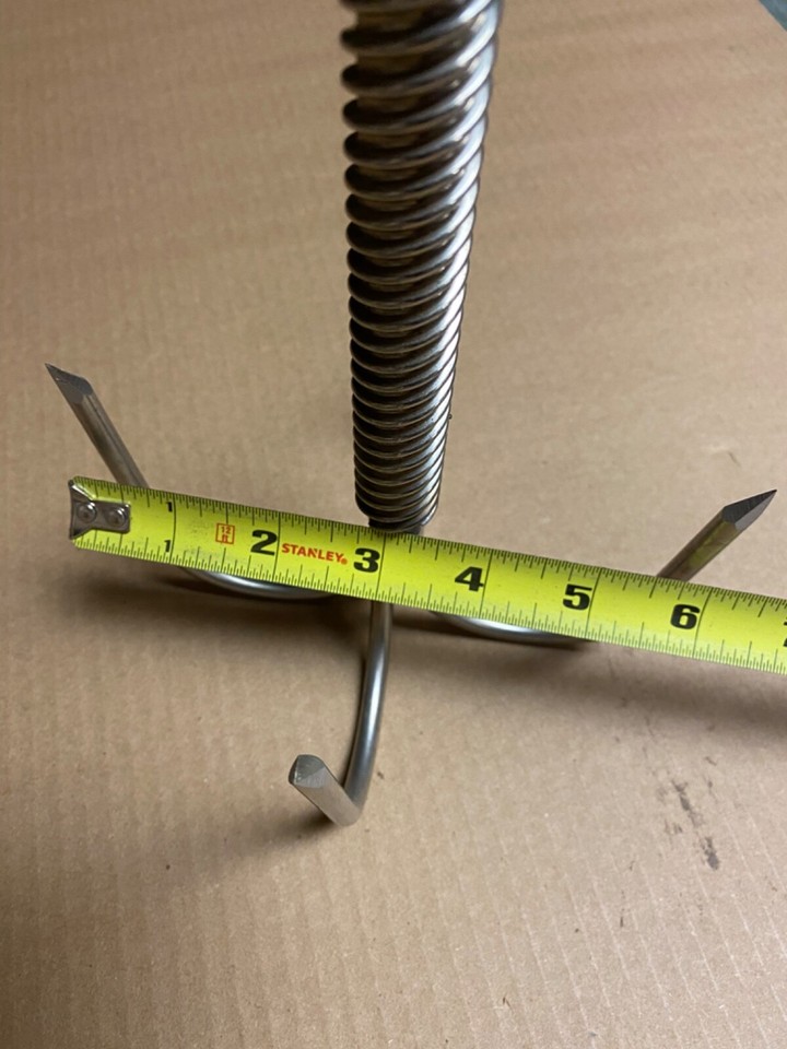 Stainless Pier Bridge Fishing Fish Gaff 6” With Eye For a Rope Twisted ...