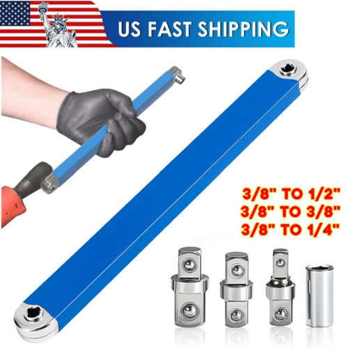Impact Ready Offset Extension Wrench 1/2" 1/4" 3/8" Tight Spaces ...