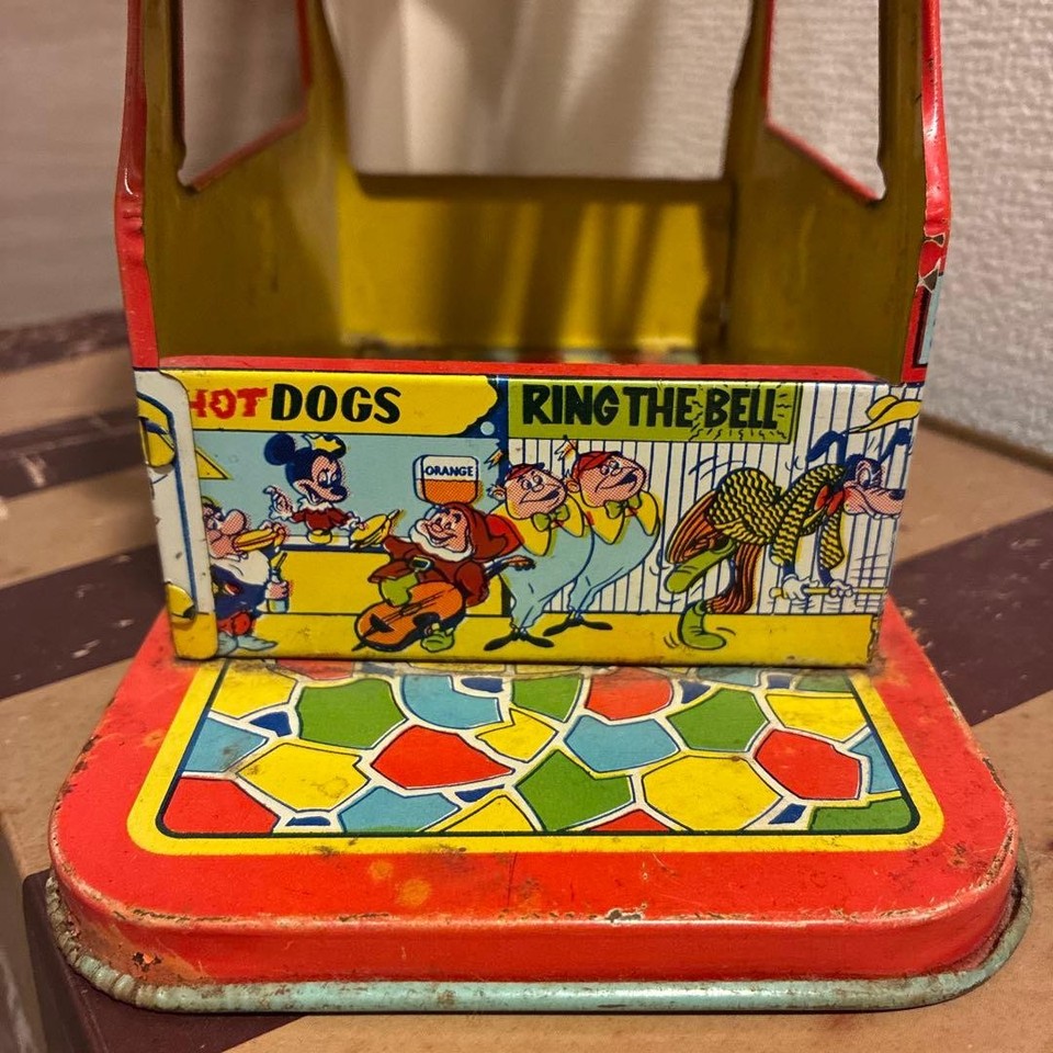 Chein Disney Mickey Mouse Ferris Wheel Tin Toy 1950s Collectible ...
