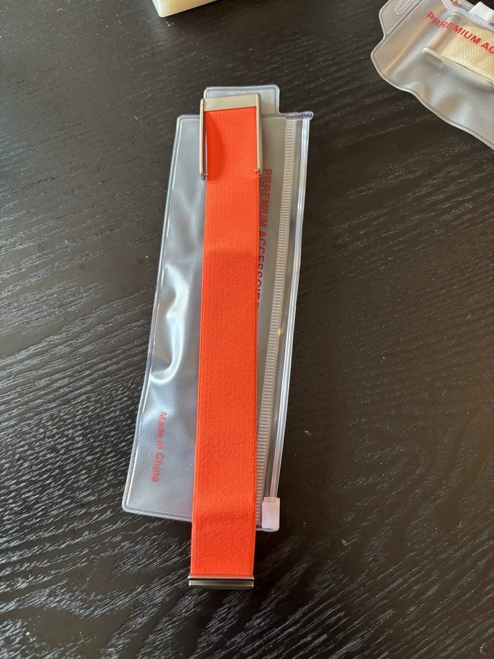 New Whoop 5.0/MG Hydroknit Band (orange) Silver Clasp/hook/link Trim | eBay
