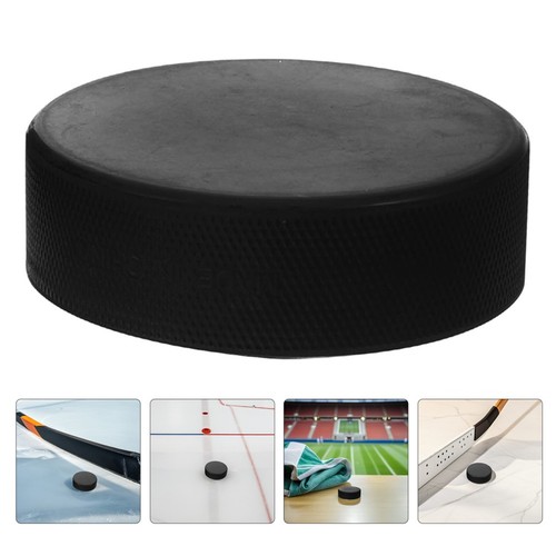 3 Pcs Rubber Hockey Puck Training Equipment Practicing Accessory Bulk ...