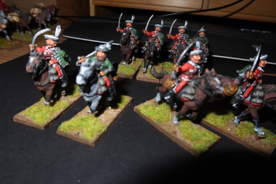 FOUNDRY 28mm PRO-PAINTED MAXIMILLIAN ADVENTURE IMPERIAL RED HUSSAR ...