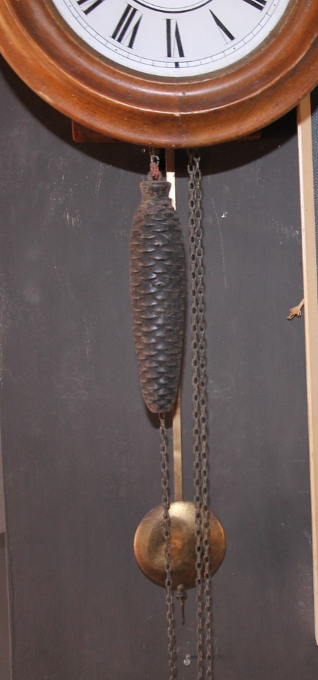 ANTIQUE POSTMAN'S CLOCK BLACK FOREST WALL ALARM CLOCK - | eBay UK