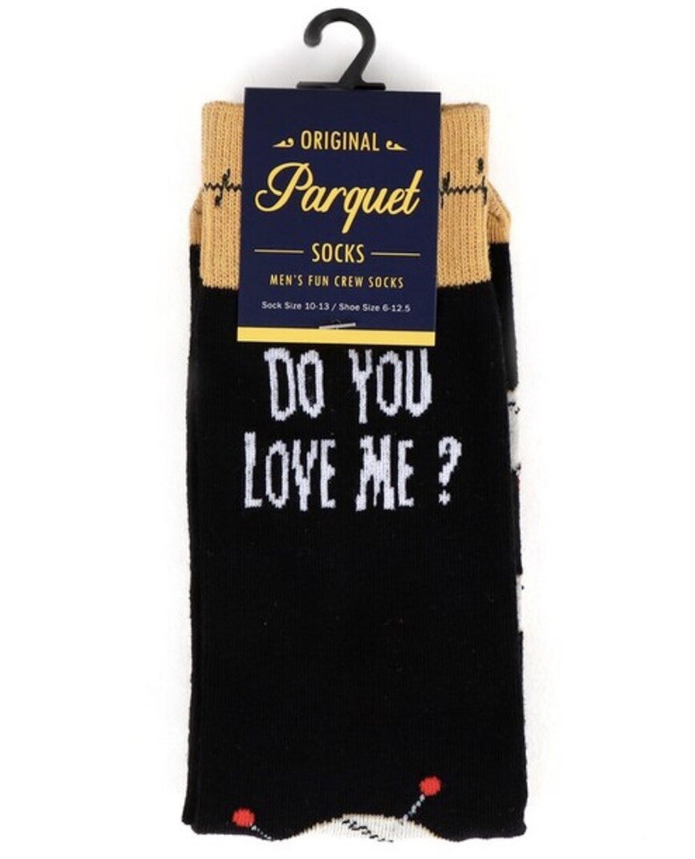 New Mens VOODOO DOLL Halloween Crew Socks Parquet Brand SAYS ‘DO YOU ...