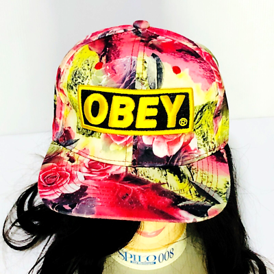 Obey Snapback Floral