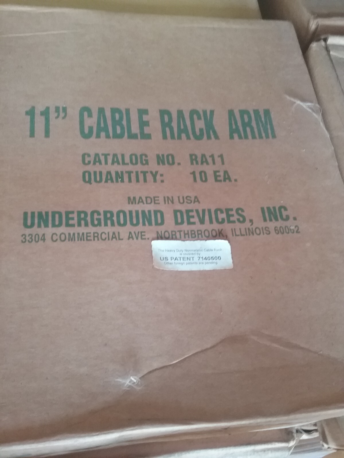 Lot of 10 Underground Devices RA11 Cable Rack Arms | eBay