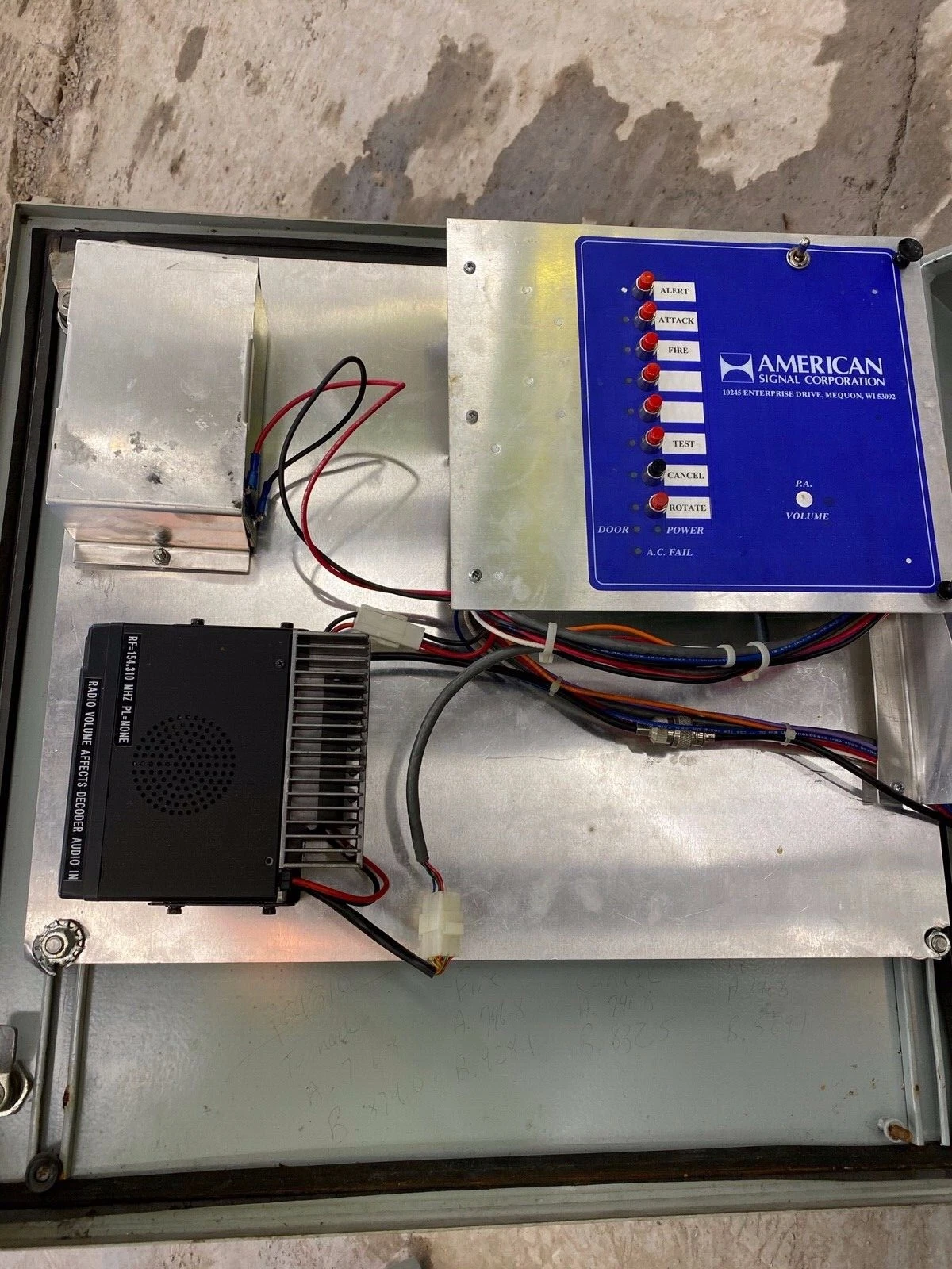 What is this control panel called? - The Siren Board
