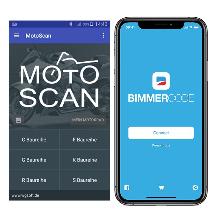 UniCarScan UCSI-2100 Combo BMW Motorcycle Vehicle Motoscan BimmerCode TuneECU | OBD Interface ...