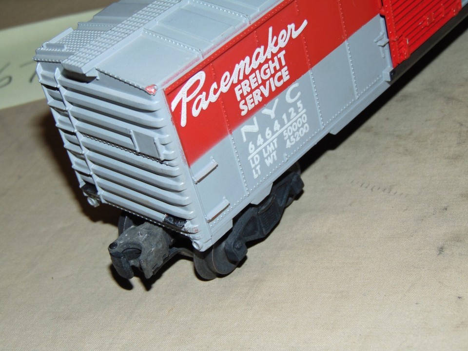 LIONEL O 6464-125 NEW YORK CENTRAL PACEMAKER BOXCAR #67 -CHIP IN ROOF ...