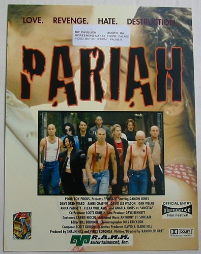 PARIAH (AFFICHETTE SYNOPSIS) RANDOLPH KRET / DAMON JONES / DAVE OREN ...