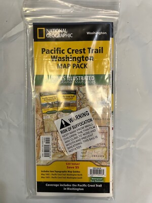 Pacific Crest Trail: Washington [Map Pack Bundle] (National Geographic ...