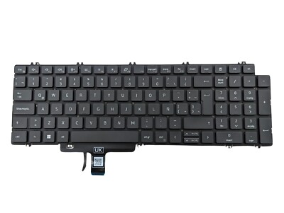 NEW OEM Dell Latitude 5530 5540 Precision 7670 SPANISH Backlit Keyboard ...