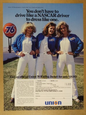 1980 Union 76 Racing Jacket Offer vintage print Ad | eBay