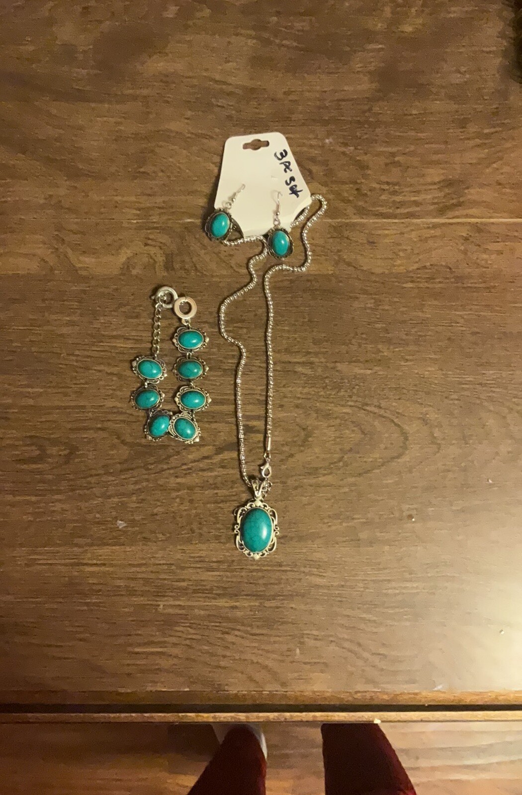 3 Piece Turquoise Vintage Set - Gem